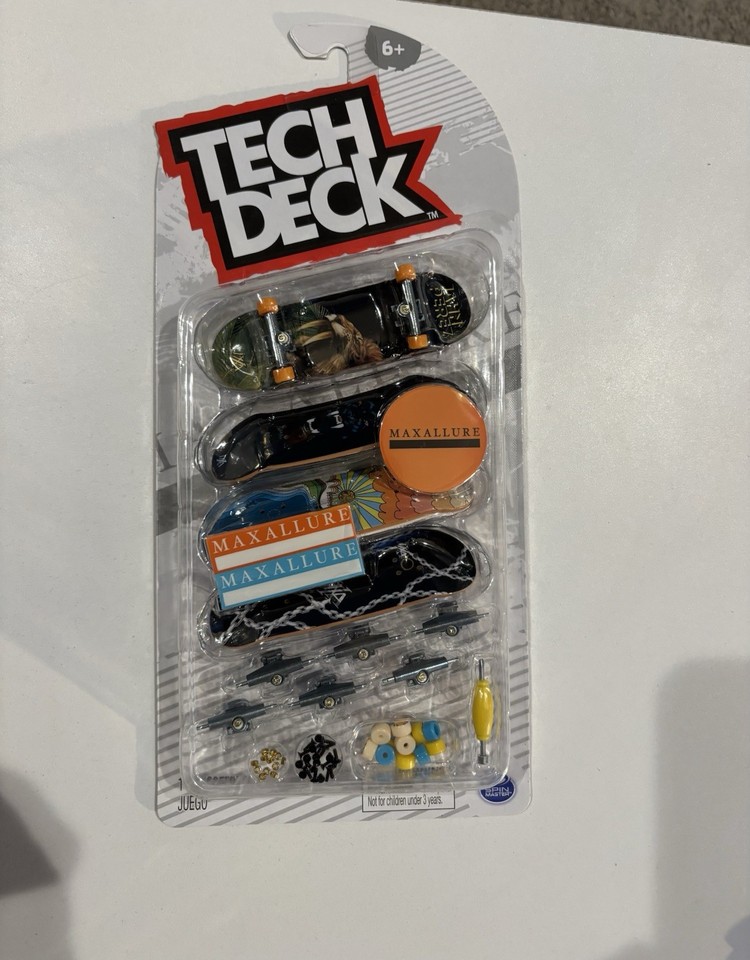 Tech Deck, Ultra DLX Fingerboard 4-Pack, Maxallure Skateboards, New | eBay