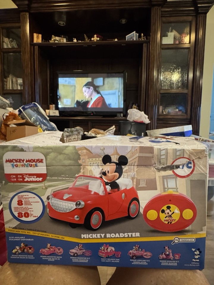 Mickey Mouse Remote Hand Control Car | eBay