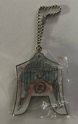 Authentic Chanel Pastel Drapes Keychain-RARE-Runway Tent Bag Charm-Key ...