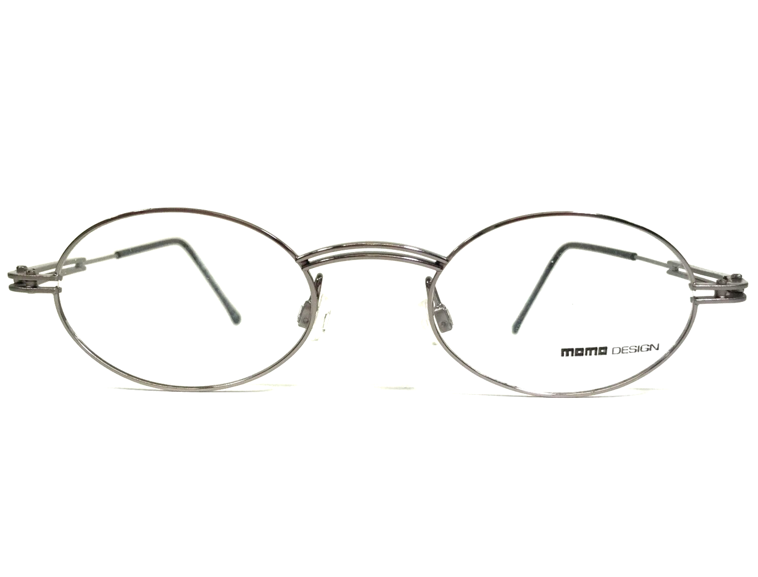MOMO Design Eyeglasses Frames MV 06 302 Silver Round Full Rim 47-20-145 ...