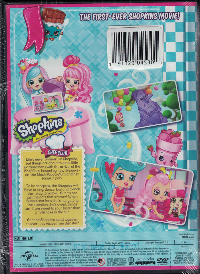 Shopkins Chef Club DVD - First Ever Shopkins Movie - So Tell Me, What's ...