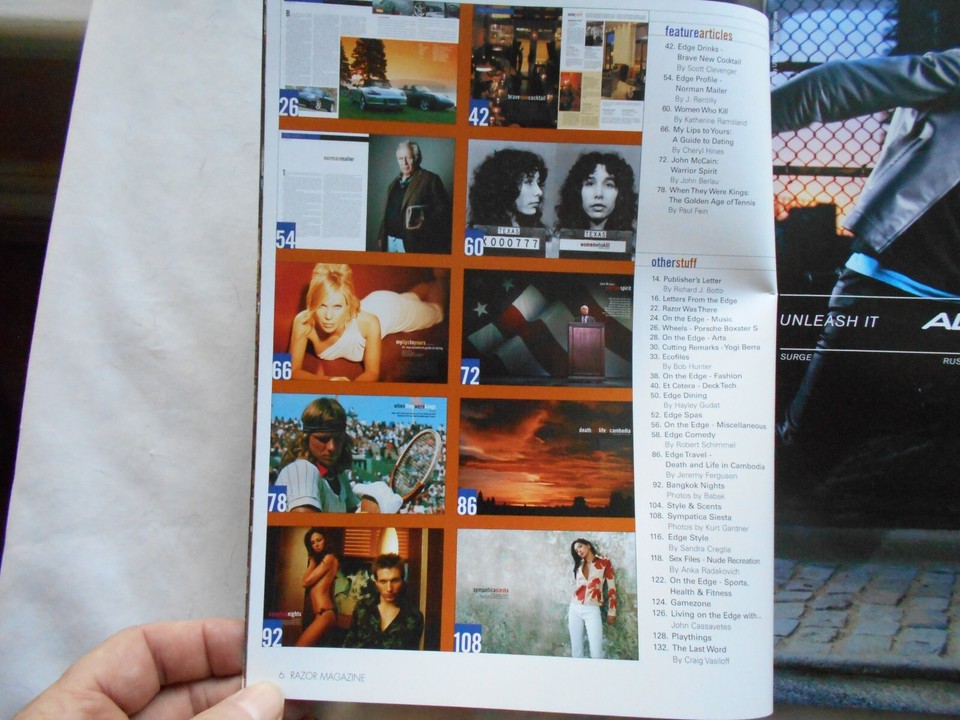 RAZOR MAGAZINE-JUNE,2003 CHERYL HINES | eBay