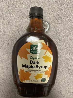 365 by Whole Foods Market, Organic Grade A Dark Maple Syrup, 12 Oz ...