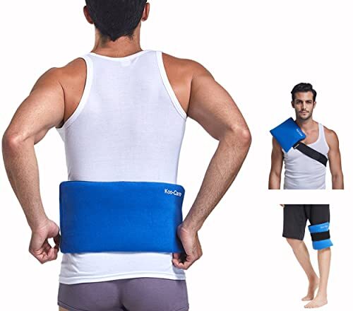 Back Pain Cold Reusable Ice Pack Belt Therapy for Lower Lumbar Sciatic ...