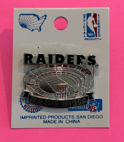 RAIDERS Oakland-Alameda County Coliseum Vintage Pin | eBay