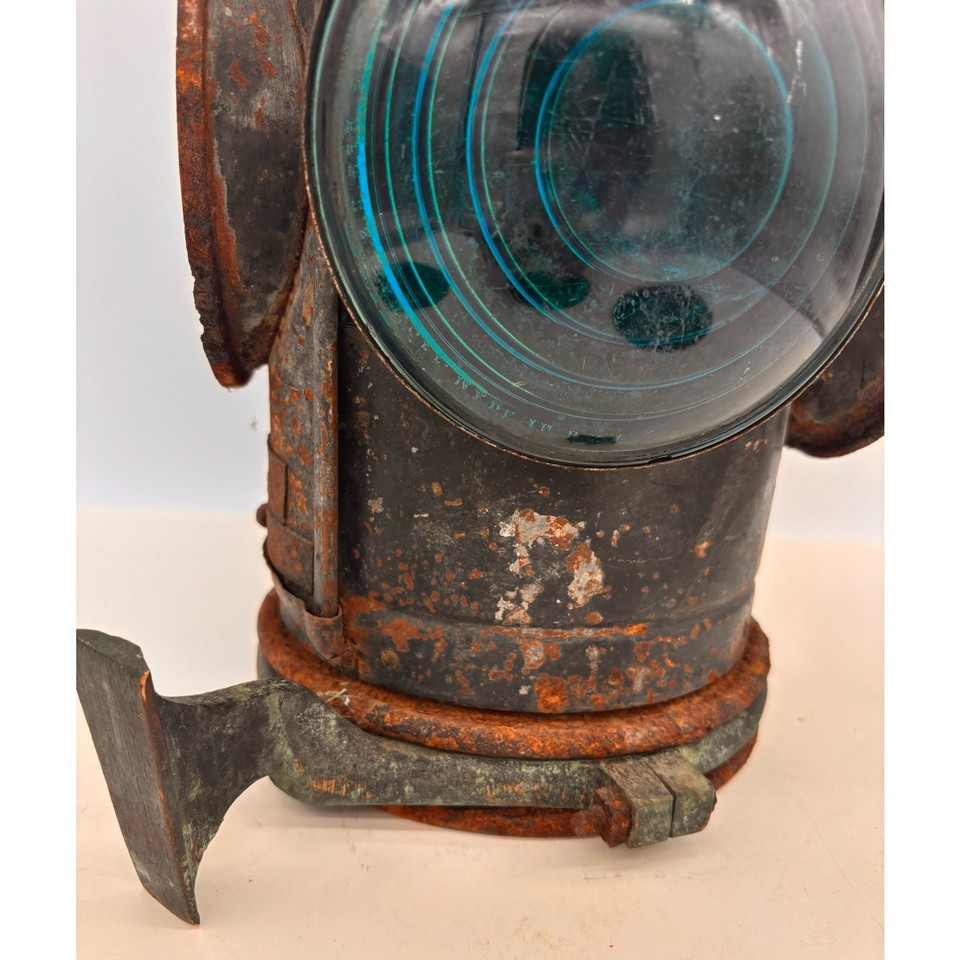 Handlan 4-Way Railroad Signal Lamp VTG St Louis No Burner Cosmetic Wear ...