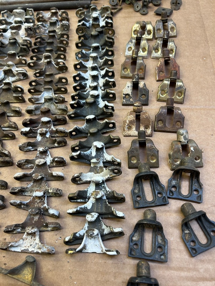 Antique Vintage Cast Iron Brass Bronze Window Locks Keepers | eBay