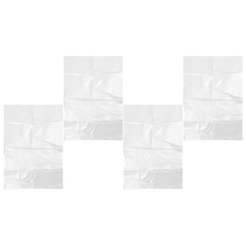 4 Pcs Closet Storage Organizer Plastic Dustproof Bag Clothing ...