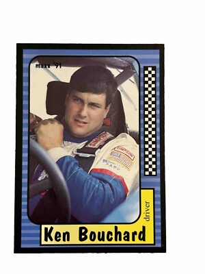 Brand New: Vintage 1991 Maxx Ken Bouchard NASCAR Driver Trading Card | eBay