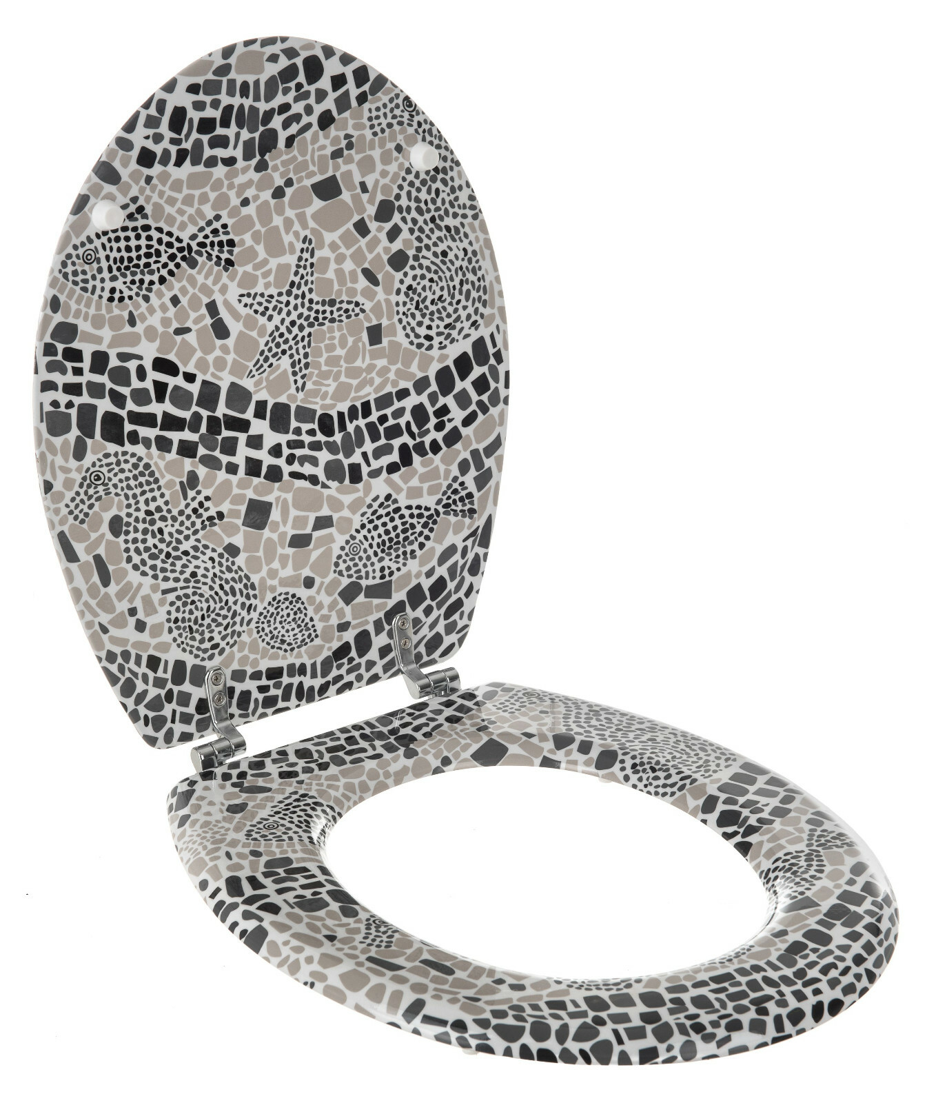 NOVELTY TOILET SEAT RETRO WC PRINTED FUNKY PATTERN FABULOUS WOODEN MDF ...