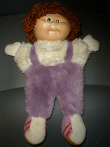VTG CABBAGE PATCH DOLL FULL BODY HAND PUPPET Plush 12" Soft Body, Solid ...