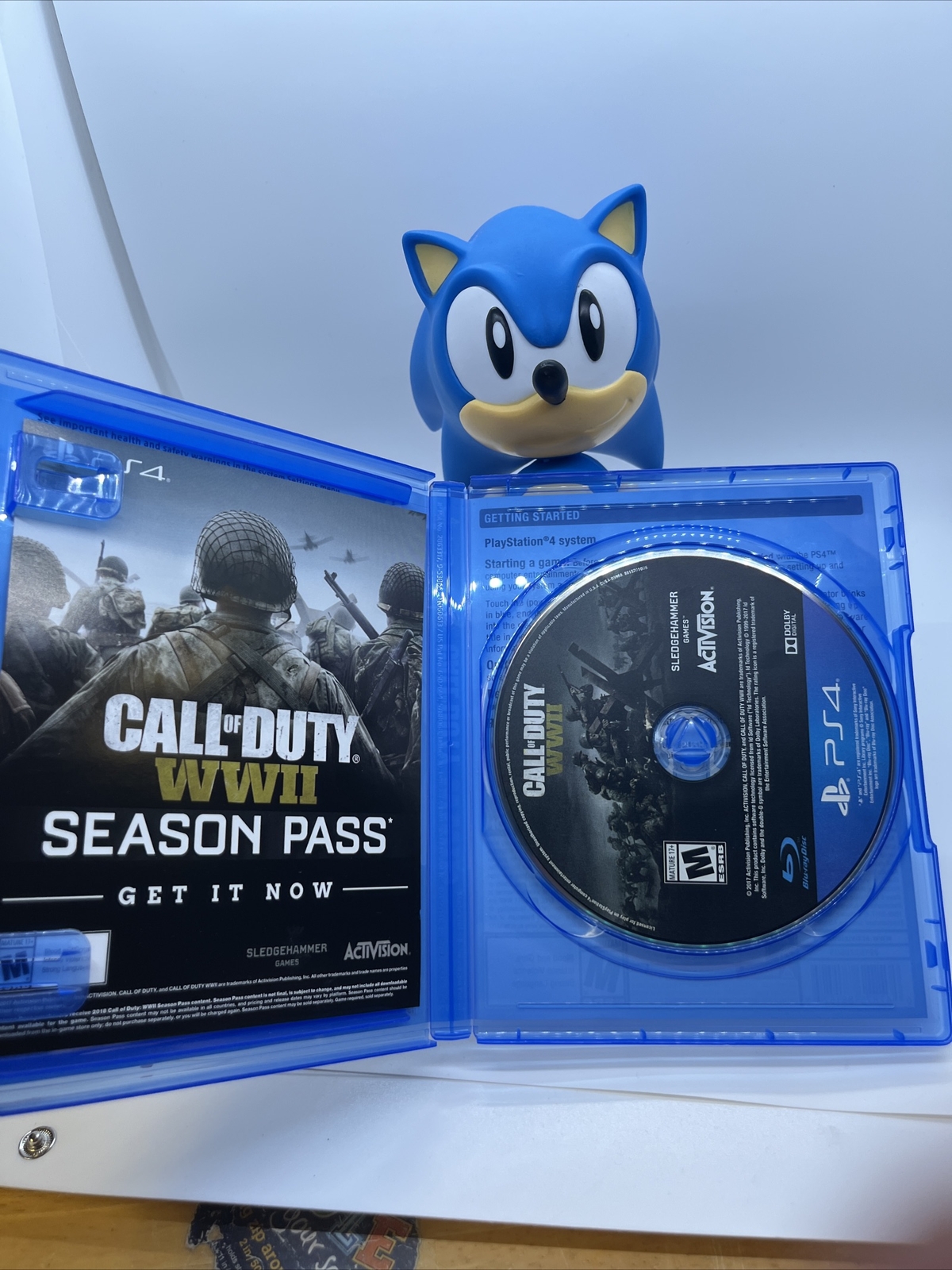 Call of Duty WWII Sony PlayStation 4 COD WW2 World War 2 PS4 Video Game ...