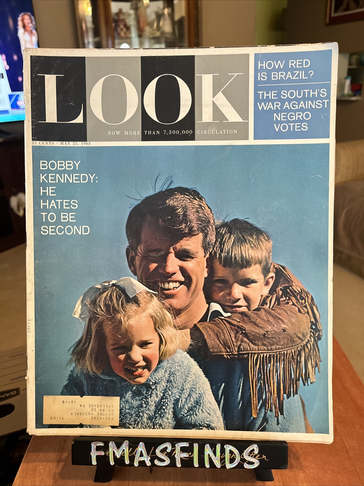 LL1 1963 ROBERT KENNEDY RFK BOBBY & CHILDREN May 21 LOOK Magazine | eBay