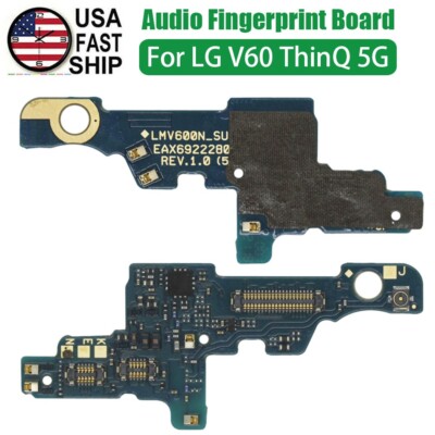 Audio Fingerprint Board Charging Port Connector Dock For LG V60 ThinQ ...