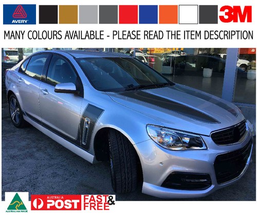 ESM HOCKEY STRIPE + CAMERO BONNET & BOOT to fit VF Commodore Sedan ...