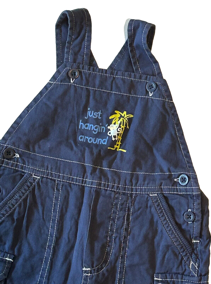 Baby Gap Boys Newborn 3-6 Months Overalls Shortalls Cargo Pockets ...