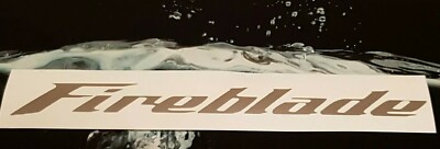 Fireblade Sticker X2 140mm X 15mm Choice Of Colours | eBay UK