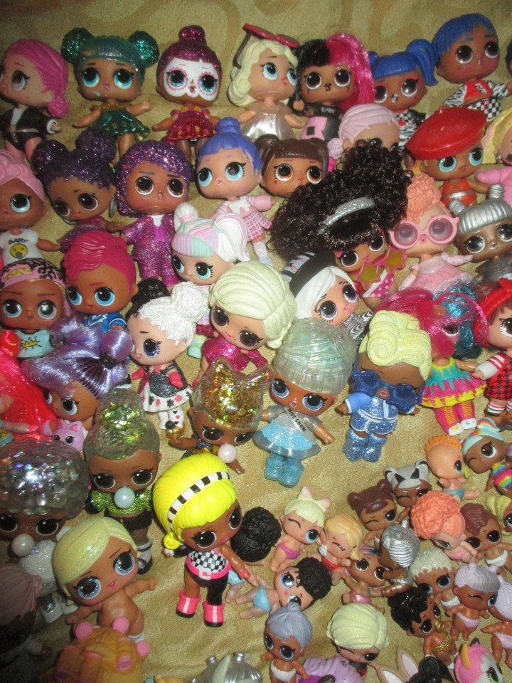 Massive Lot LOL Surprise Dolls Lil Sisters Pets Clothing Accessories ...