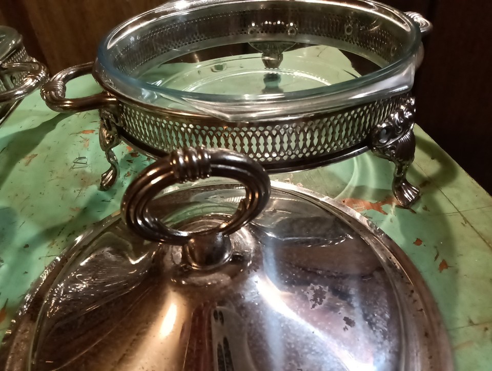 Vintage Silver Plated Serving Set Dishes Included | eBay