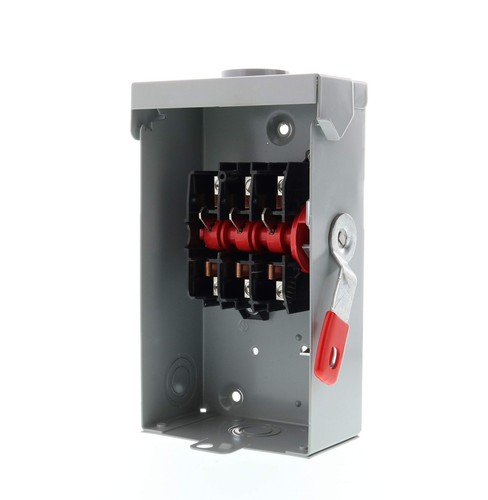 GNF322RA 60-Amp, 3-Pole, 240V General Duty Compact Series Safety Switch ...