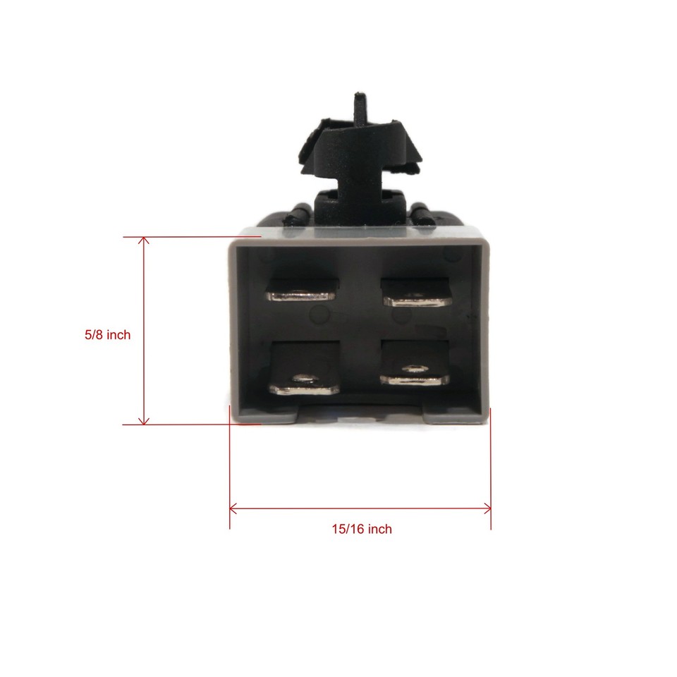 Plunger Interlock Switch, 4 Terminal for Delta 6400-84, 640084 Lawn ...