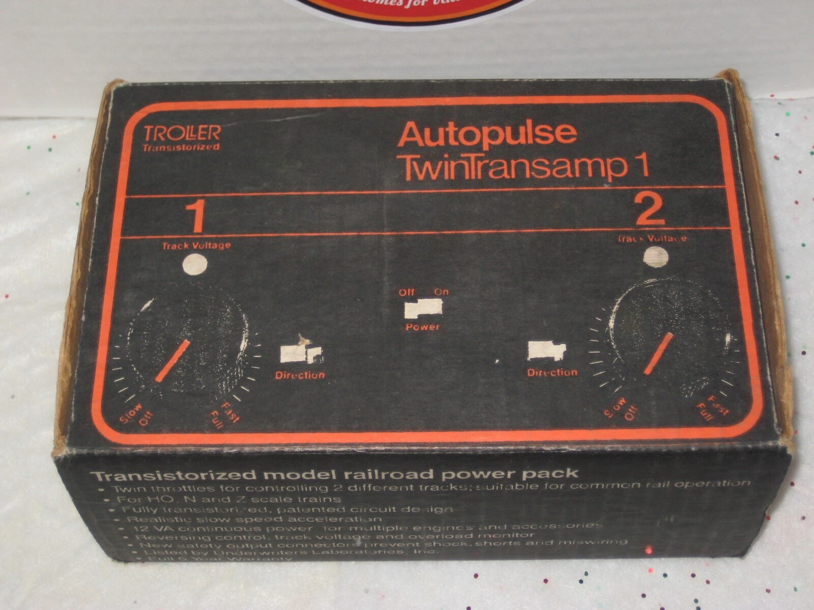 Troller Autopulse TwinTransamp1 Power Pack w/ Original Box - Item # ...