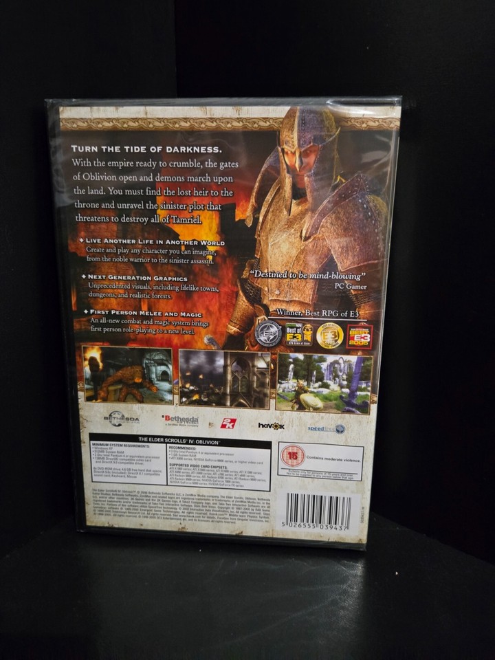 The Elder Scrolls IV Oblivion PC NEW And Sealed FULL Original UK Version | eBay