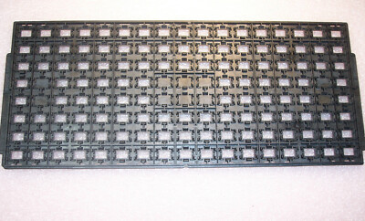 LOT OF (3) FBGA 10x13 INTEGRATED CIRCUIT TRAYS (8x17) 980-12 ITW CANTEX ...