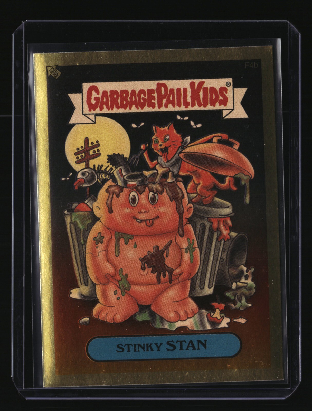 Garbage Pail Kids STINKY STAN F4b (2004 GPK All New Series 2 ANS2) Gold ...