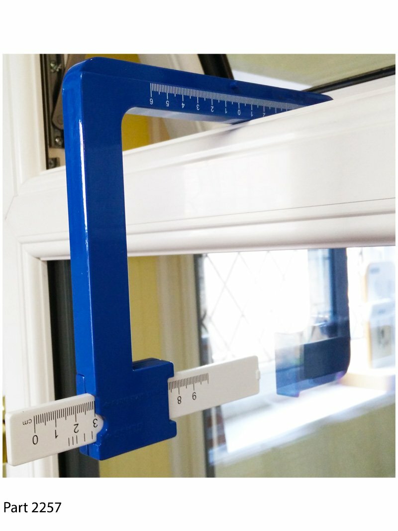 Glass Pane Thickness & Lock Gauge PVC Double Glazing Measuring Tool ...