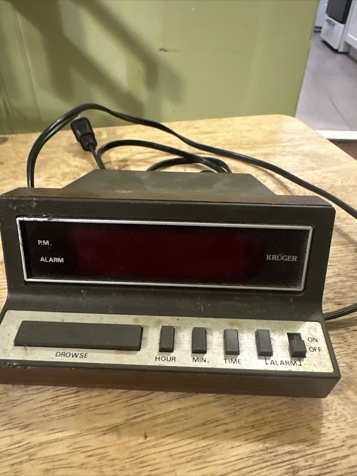 Vintage Kruger Alarm Clock Model 1020 | eBay