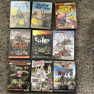 9 HUNTING DVD LOT TURKEY, deer, elk | eBay