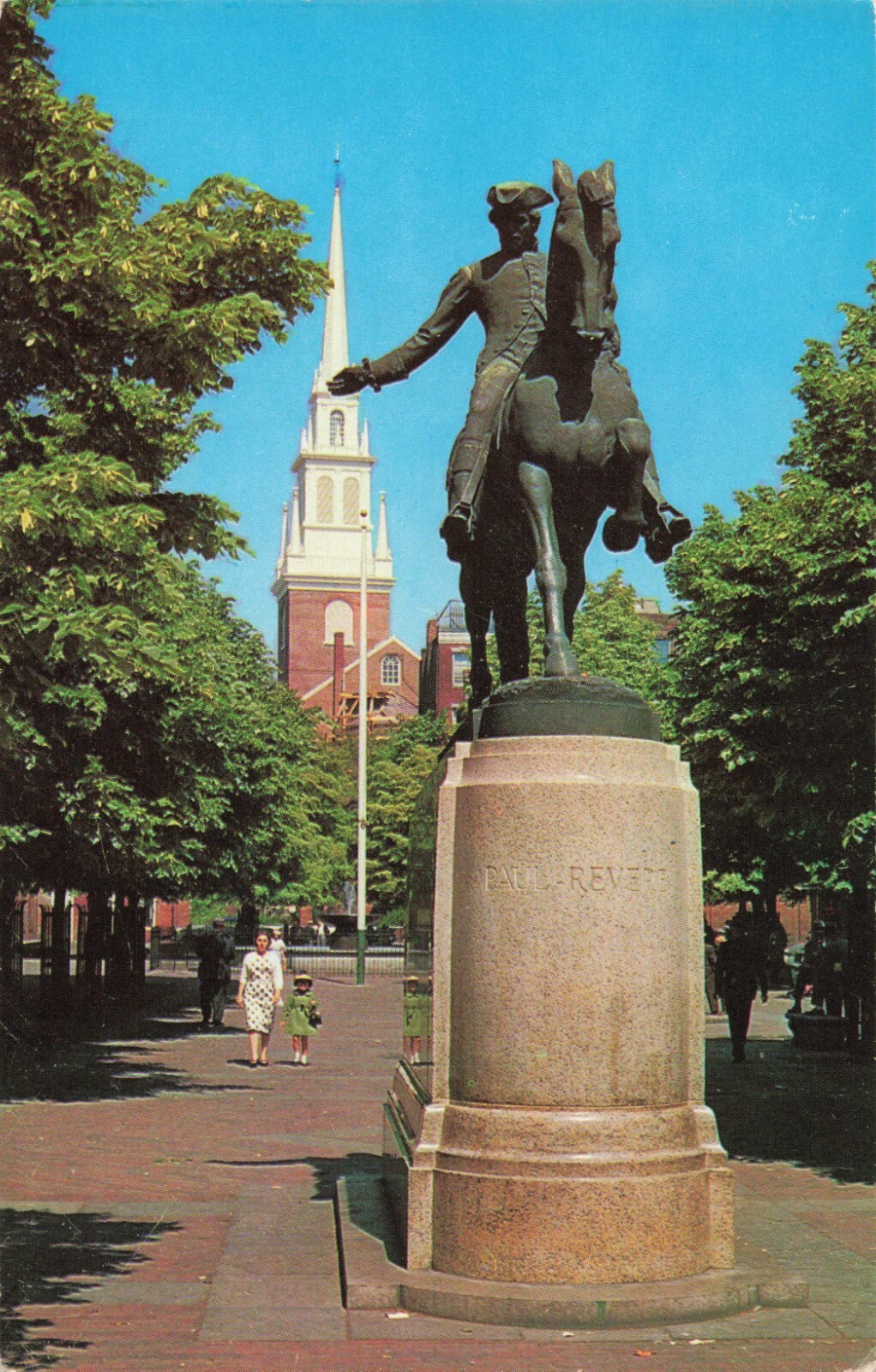Paul Revere Statue Location