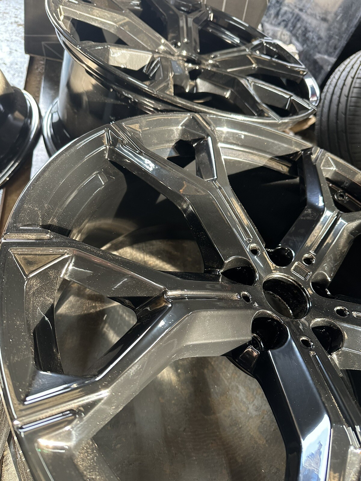 Genuine BMW X5 X6 M Sport 21” Alloy Wheels Staggered 741M G05 G06 5x112 ...