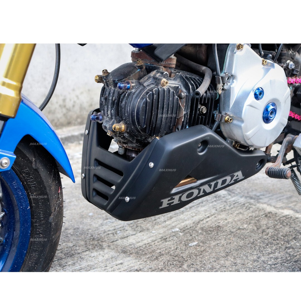 2016-2020 Honda Grom 125 Black Belly Pan Under Crank Fairing Guard ...