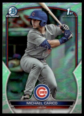2023 Bowman Chrome Lunar Glow Michael Carico #BDC-170 | eBay
