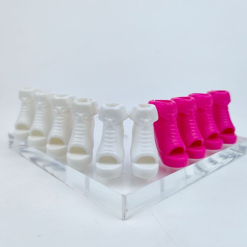 5pairs Random Fashion Doll Shoes For 11.5" Doll High Heel Shoes Peep ...