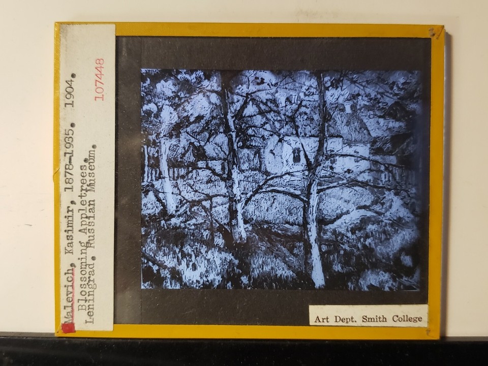 Blossoming Apple Trees, Kazimir Malevich, Magic Lantern Glass Slide | eBay