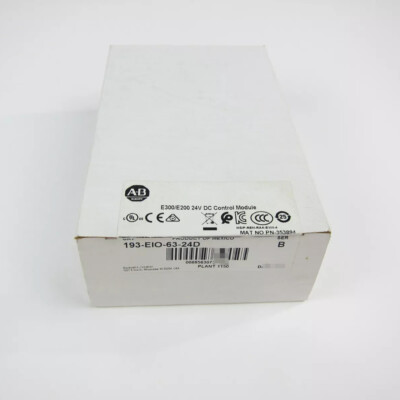 193-EIO-63-24D AB E300/E200 24V DC Control Module Spot Goods #ZCDM | eBay