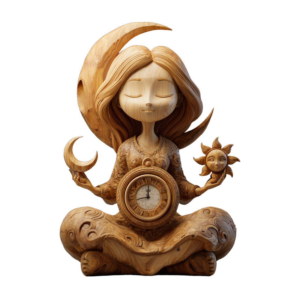 Gaia Wood Sculpture Vinyl Car Decal Sticker – Waterproof & UV-Resistant ...