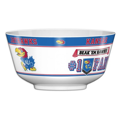 Kansas Jayhawks Party Bowl All JV CO | eBay