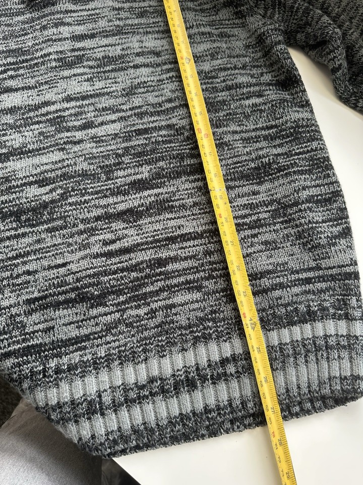 Icewear Iceland Arctic Explorer Club Grey Knit Quarter Zip Jumper Size ...