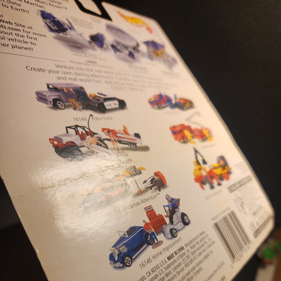 Hot Wheels Action Pack JPL Sojourner Mars Rover, Lander & Pathfinder ...