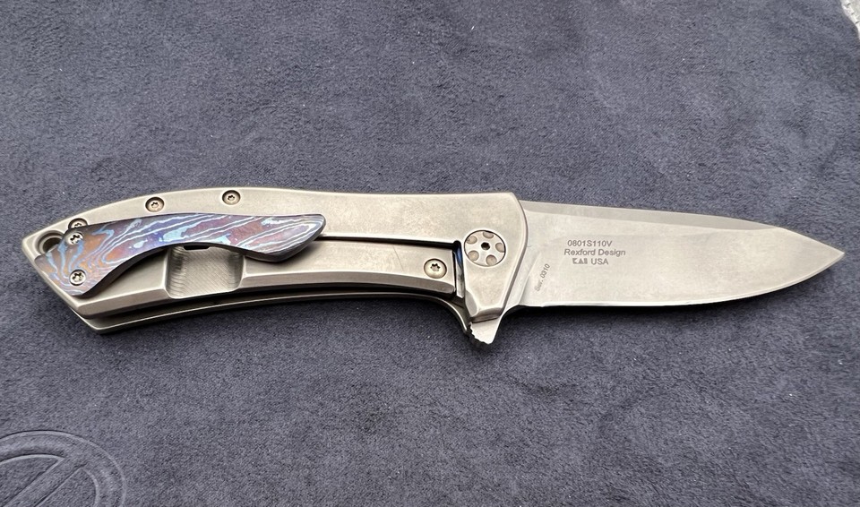 Zero Tolerance Rexford 0801S110V Folding 3.5in S110V SuperSteel ...