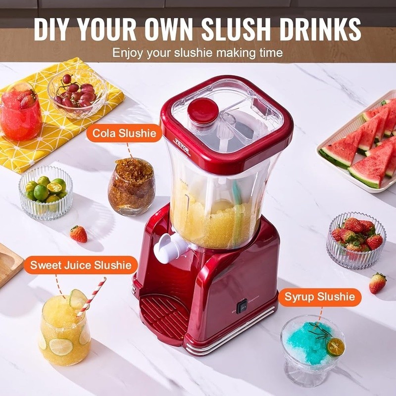 32oz Slushy Machine DIY Frozen Drink Maker Easy Clean Fast Slushies ...