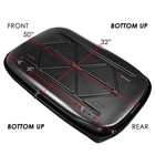 53"L Vehicle Van Roof Mount Travel Storage Box Car Top Cargo Carrier ...