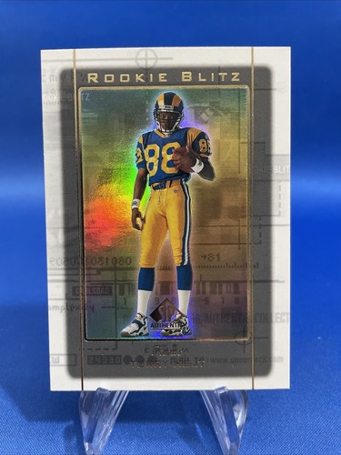 1999 SP Authentic Rookie Blitz Torry Holt Card #RB16 | eBay