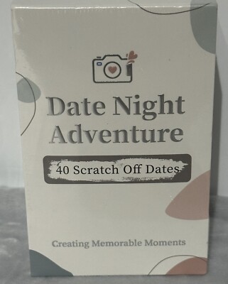 Date Night Adventure 40 Scratch Off Dates Date Night Ideas New Sealed ...