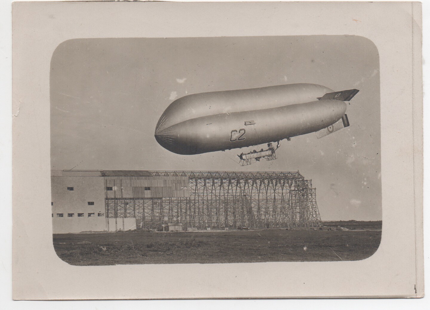1920s Photo of the C2 Dirigible Airship landing at Sunnyvale CA | eBay