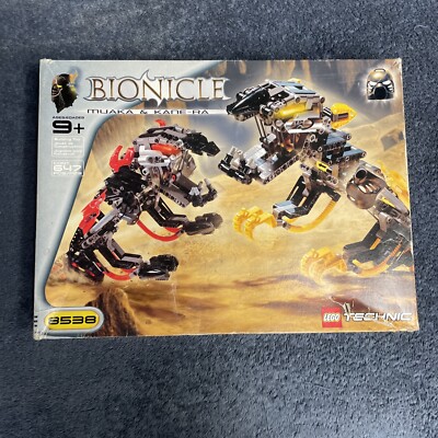 LEGO Bionicle 8538 Muaka & Kane-Ra 75% Sealed Complete | eBay